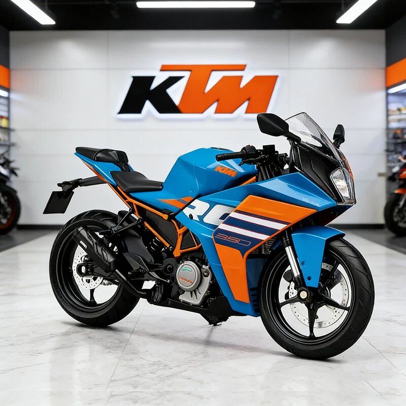 Мотоцикл KTM RC 390 Blue 1:12