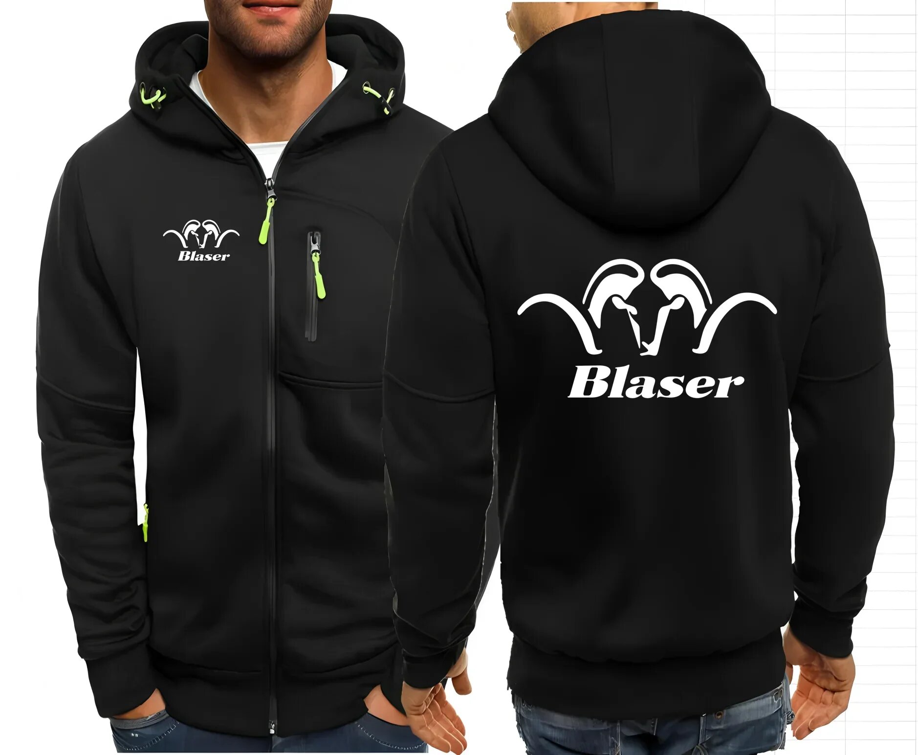 Мужская толстовка Blaser Hunt Rifle черная, XXL