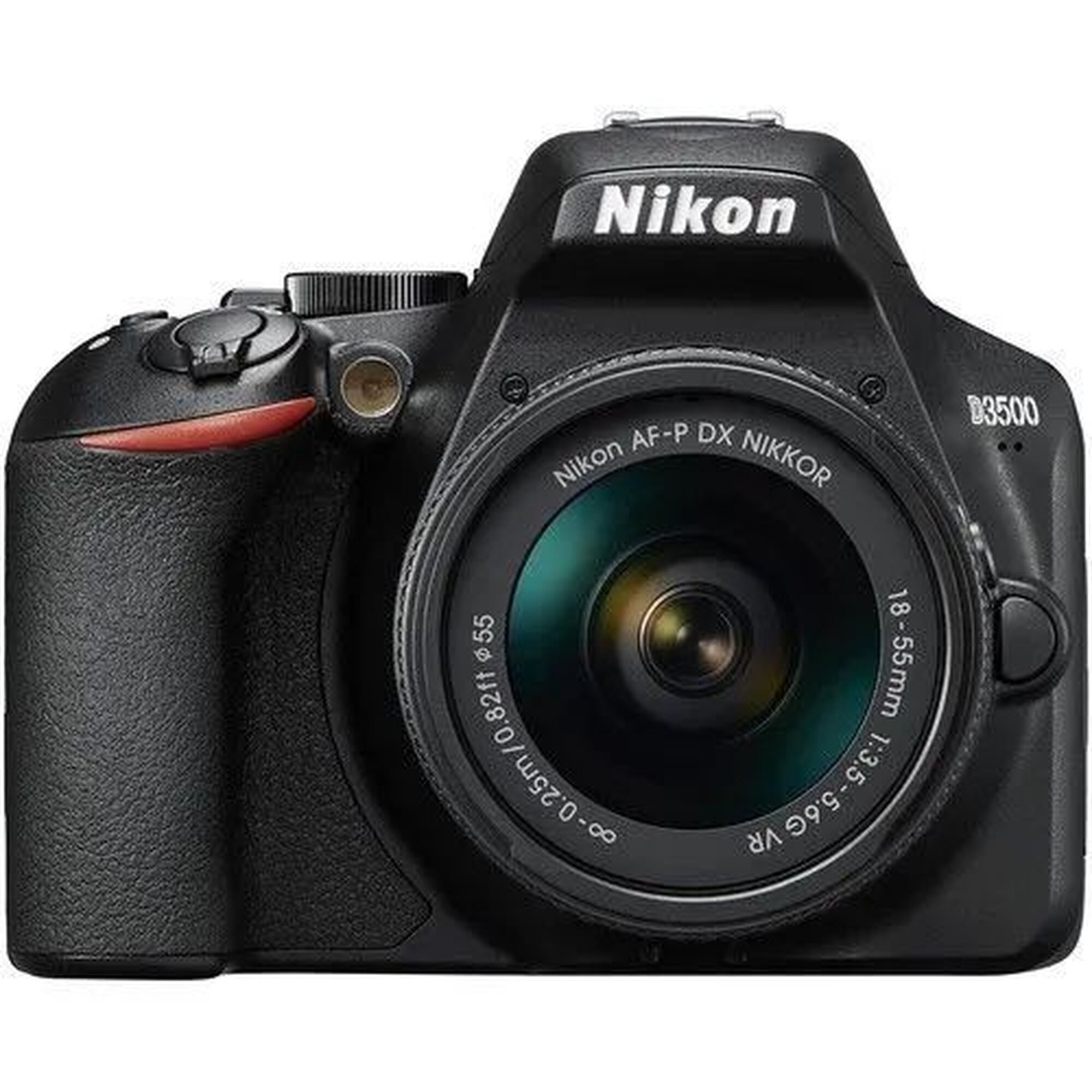 Фотоаппарат Nikon D3500 Kit 18-55mm, зеркальный, 24 МП, Full HD, 1550 фото на одном заряде