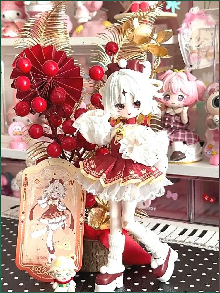 COME4FREE 3/bjd Кукла движущаяся 22см PVC Коллекция подарков для рабочего стола Mitsu 3 поколения Little Saling
