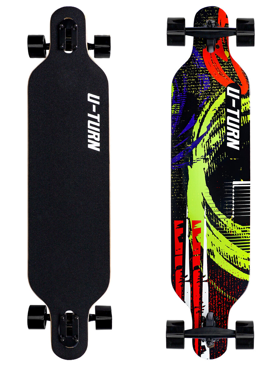Лонгборд "Пульс" 104х26х13 см, деревянный U-TURN (арт. ЛНБ-3419)