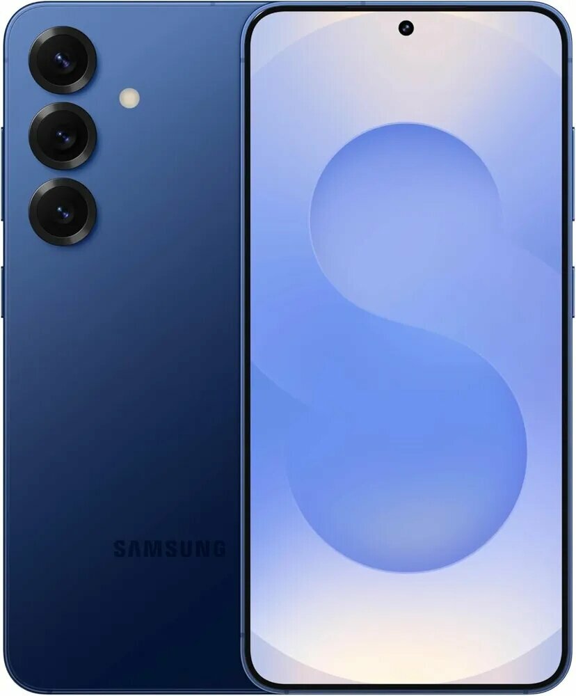 Восстановленный Samsung Смартфон Samsung Galaxy S25 Global 12/128 ГБ, синий