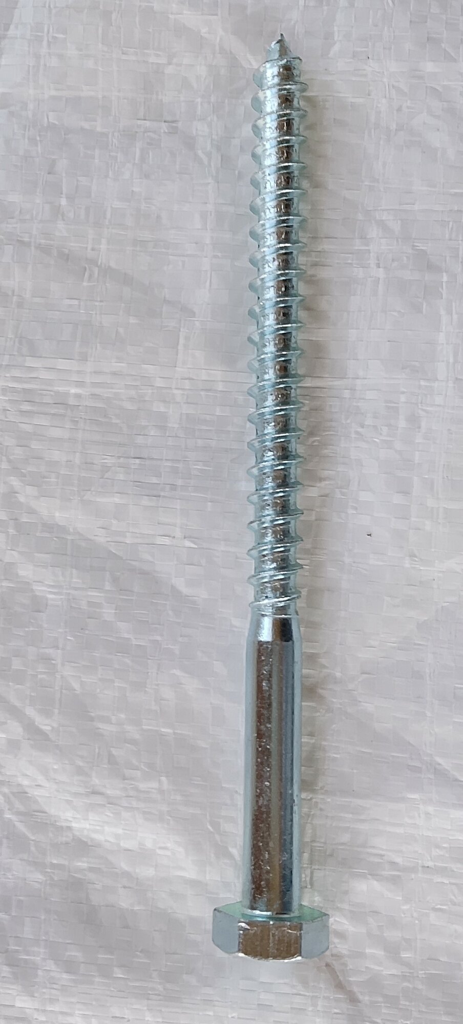 Шуруп - глухарь для деревянных лаг и реек с шестигранной головкой D 10 х 150 мм. в комплекте 25 штук.