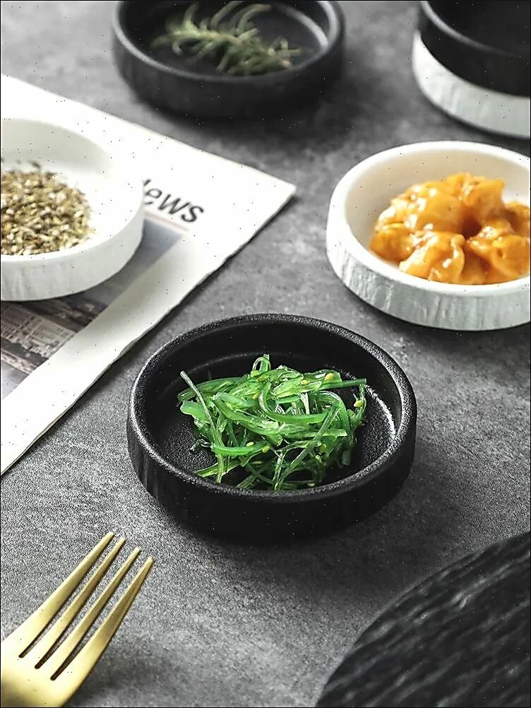 Блюдце 9 см 1 шт черный