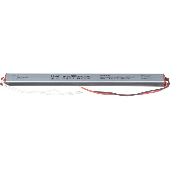 Блок питания ультратонкий Uniel 36Вт UET-WAC-036A67 12V IP67