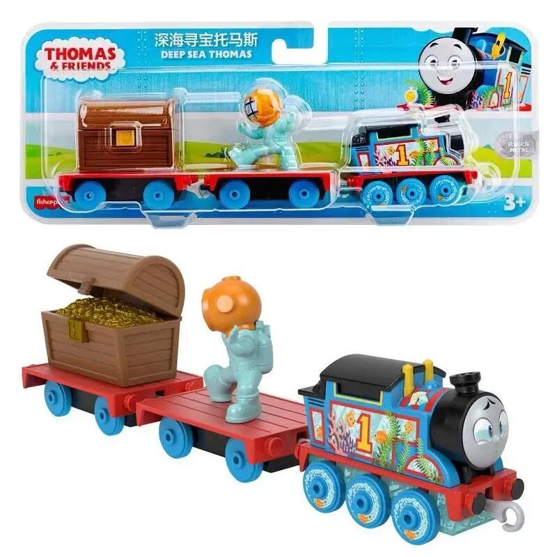 Игрушечный поезд Mattel Thomas And friends Gordon, паровозик с лодочным грузом, Гордон отправляется в плавание, новый стиль