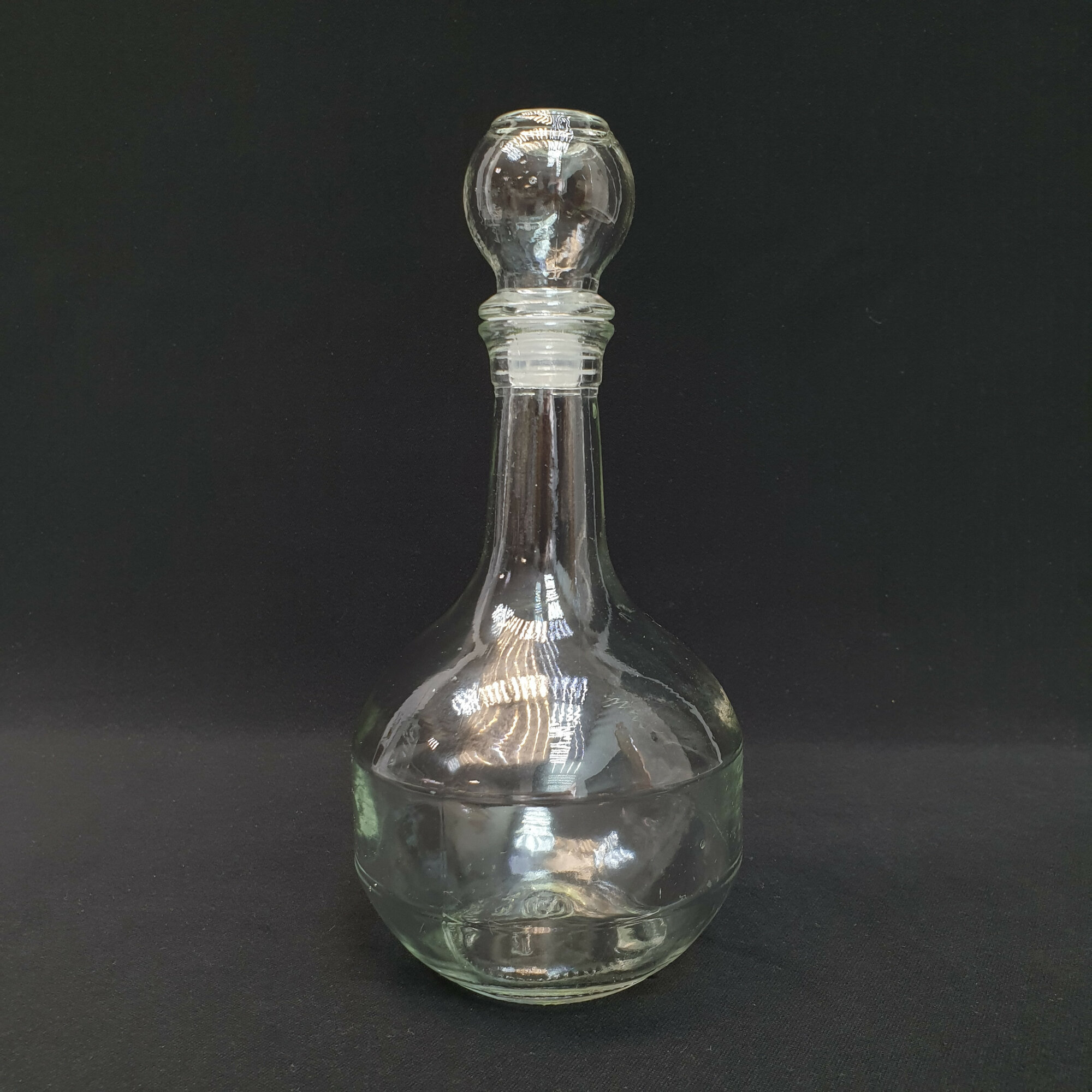 Винтажный штоф 22 см стекло 500 мл СССР