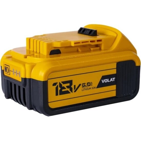 Аккумулятор Volat для DEWALT 5Ач 18V Li-ion, VT-DEW-DCB184-18.0V5.0AH