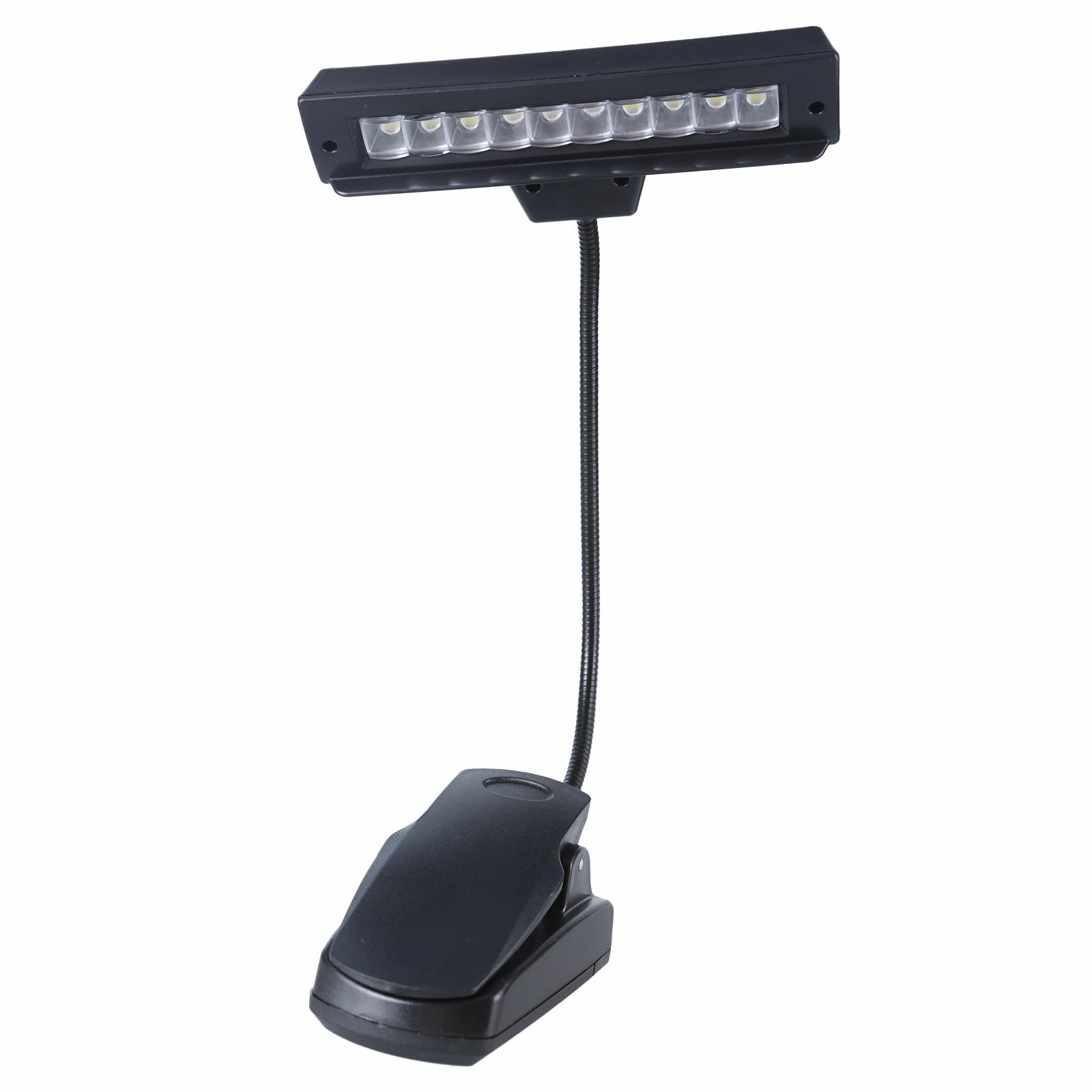 10 светодиодных ламп с клипсой для чтения и отключения питания от USB/AA аккумуляторов