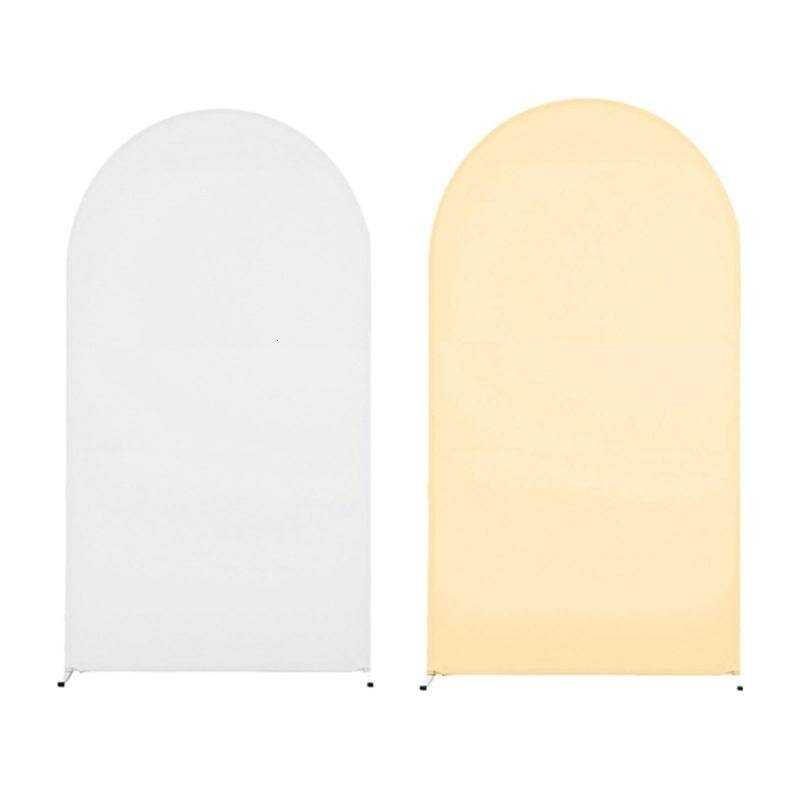 Арочные фоны для мероприятий, Белое и шампанское - 4ft