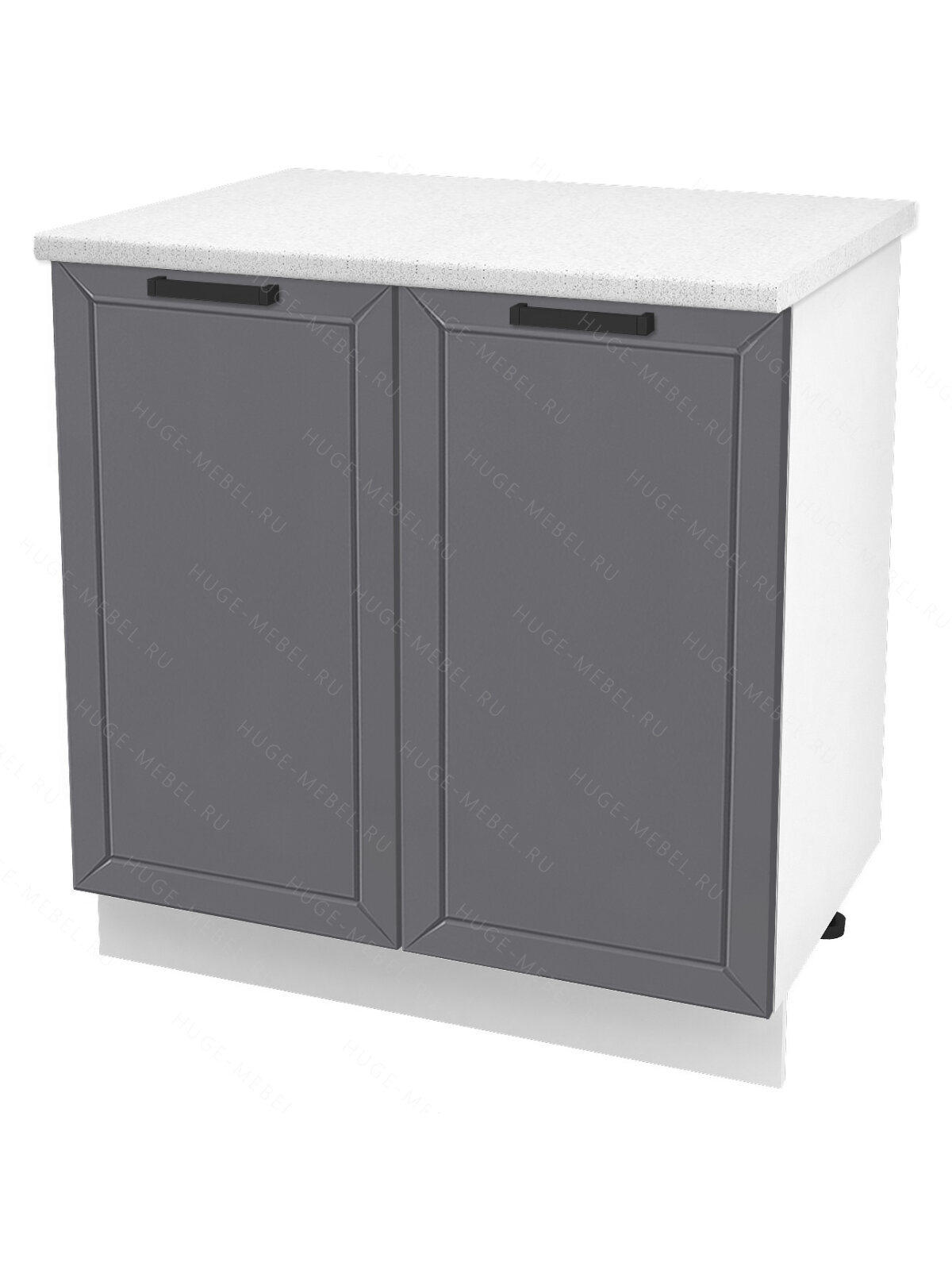 Шкаф кухонный нижний 800 Альфа (вулкан) Huge Mebel. Ширина 800 Высота 840. Модули кухонные нижние