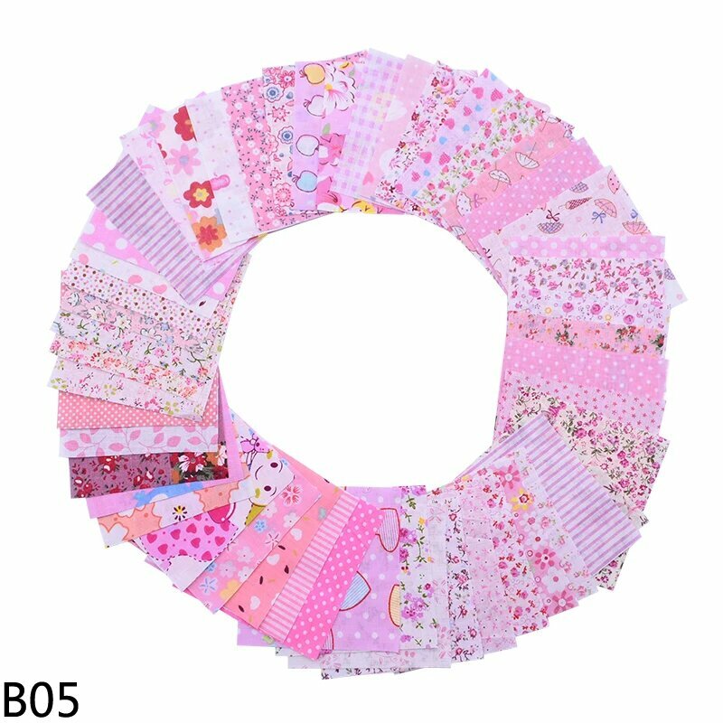 Тканевые квадраты хлопковые B05, 50 шт