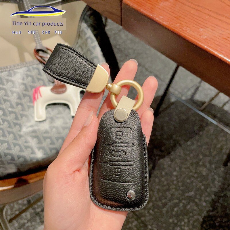 Ауди D черная кожа подвеска для авто с черной короткой пряжкой