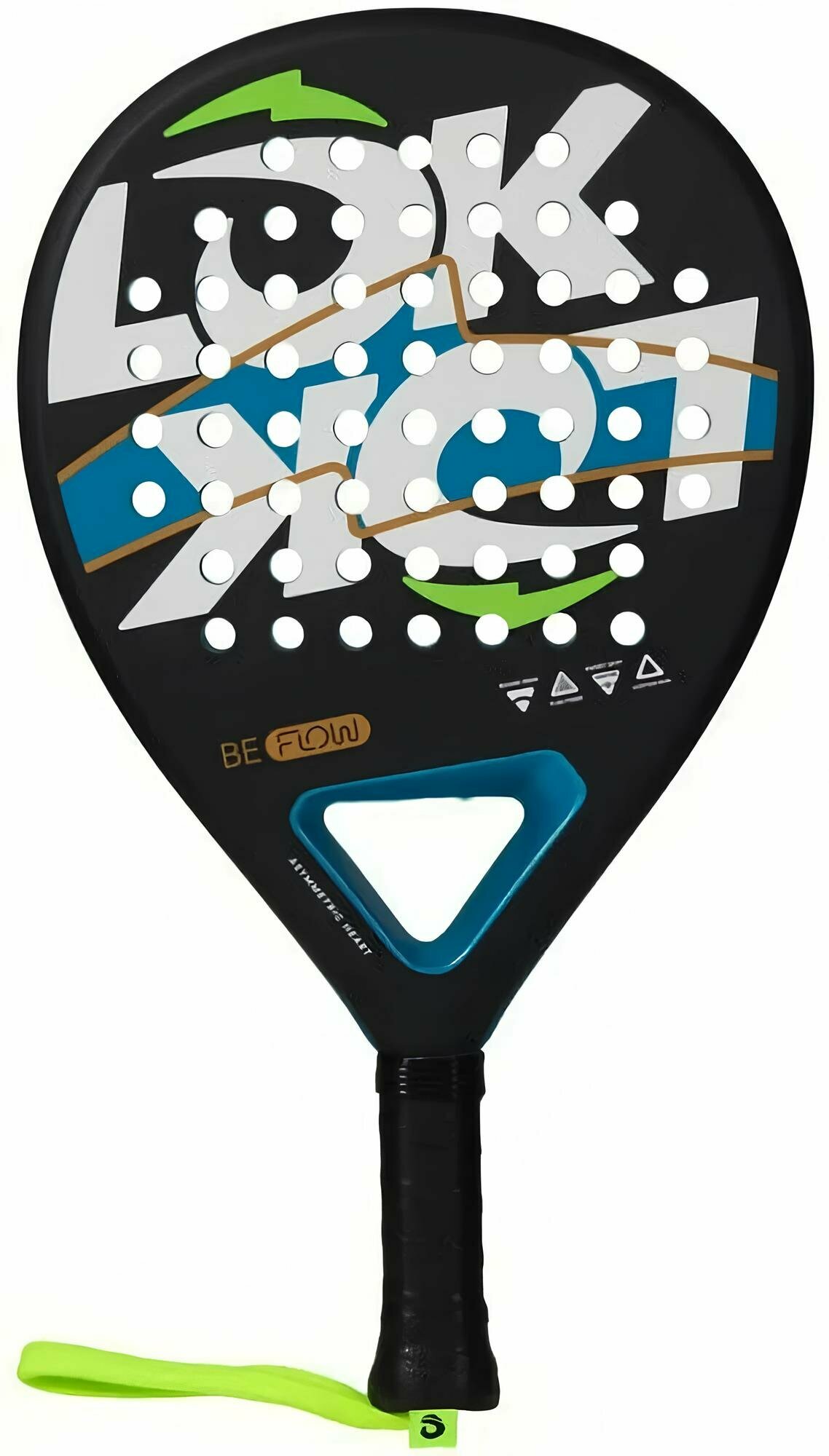 Ракетка для падел тенниса Lok Be Flow Чёрный Зелёный Racket Padel