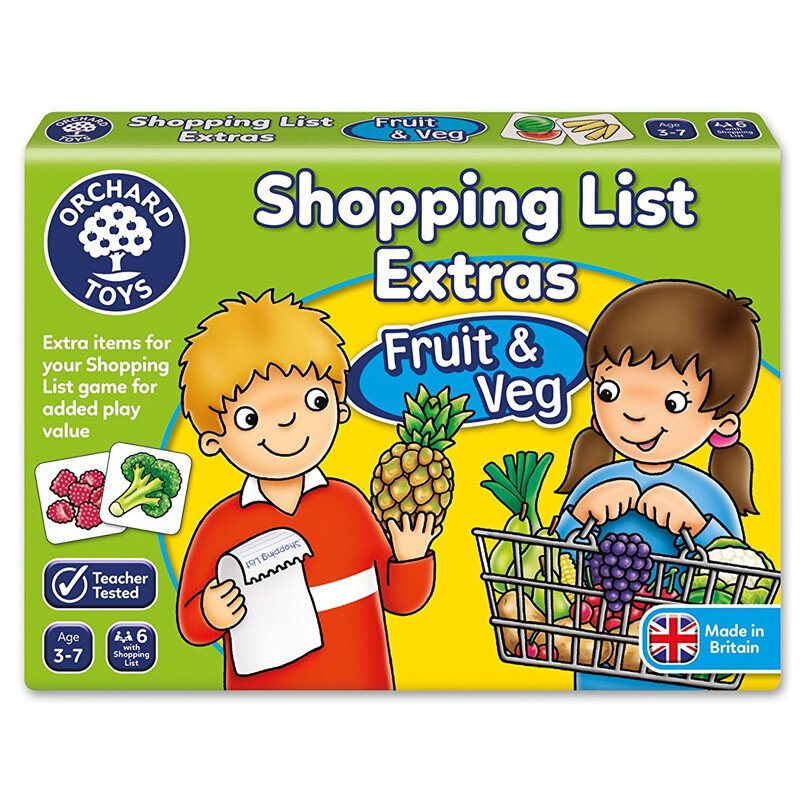 Orchard Toys Shopping List Vegetables Edition Игра по математике для семейного взаимодействия и обучения