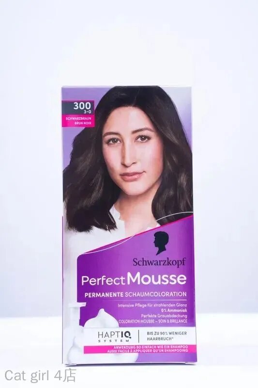 Perfect Mousse Краска для волос, Тон 300 Черный каштан, 93 мл