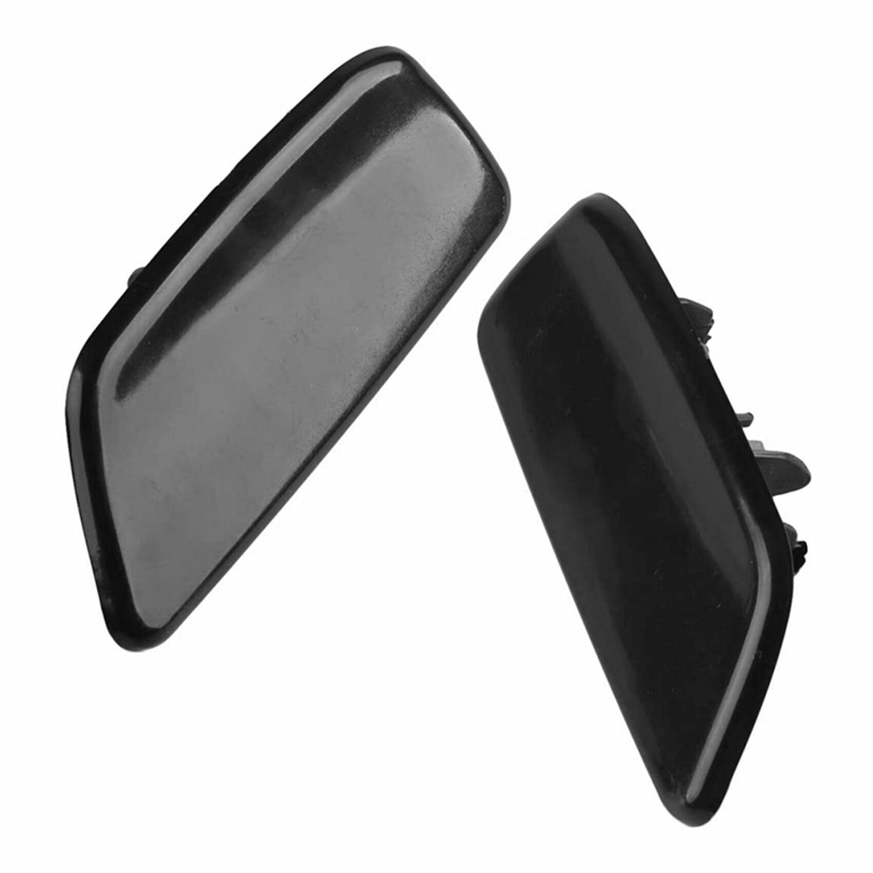 Крышки форсунок омывателя передних фар для Subaru Forester 2009-2012, 1 пара, черные (ABS-пластик)