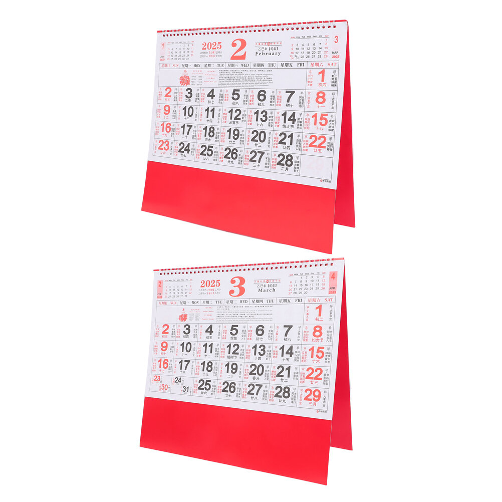 Бумажный настенный календарь со схемой года змеи на 2025 год для планирования и отсчёта