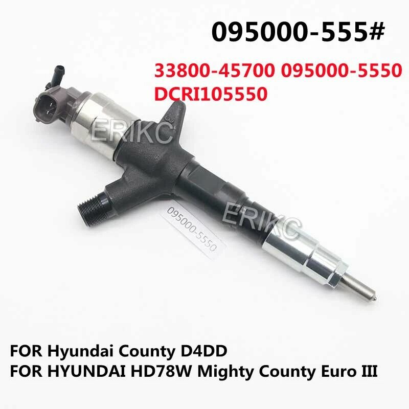 Топливная форсунка Denso 0950005550 для Hyundai HD78 (мотор D4DD) — замена, аналоги 3380045700, 0950008310