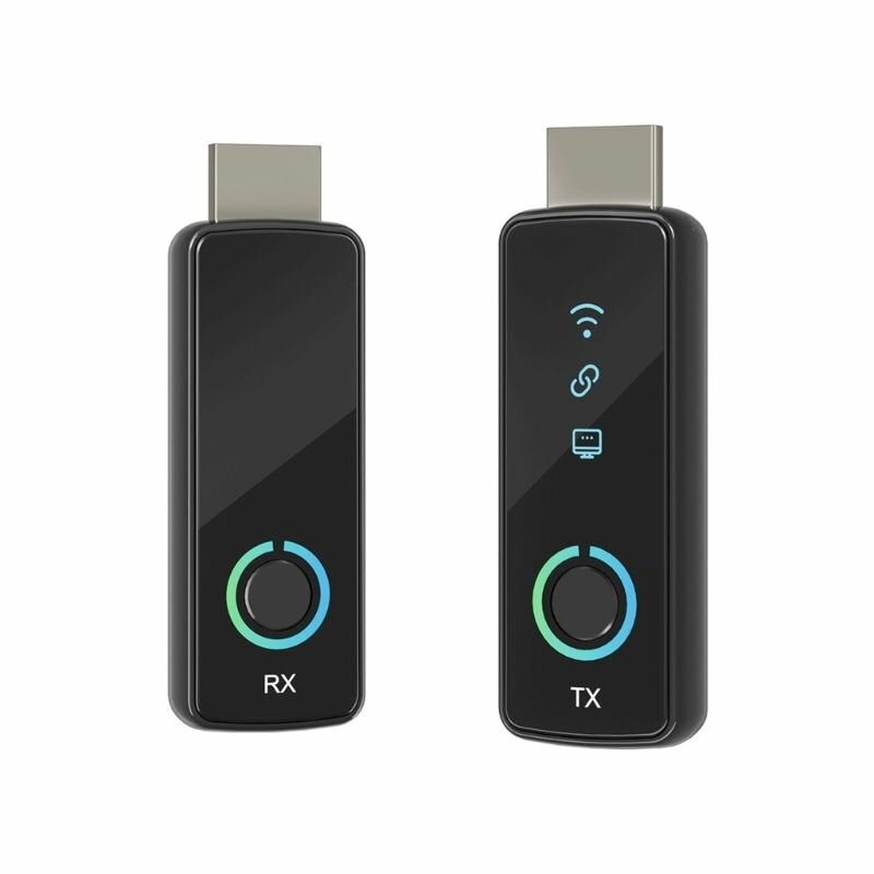 (1 пара) HDMI удлинитель с дисплеем (беспроводной)