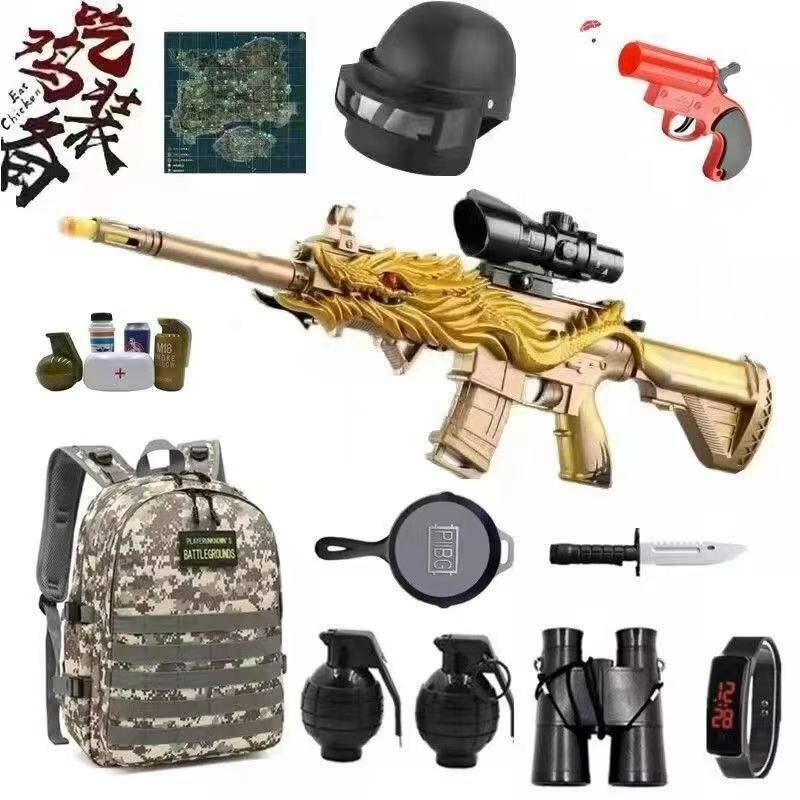 Мягкострельный пистолет M4, полный комплект оборудования PUBG 98K