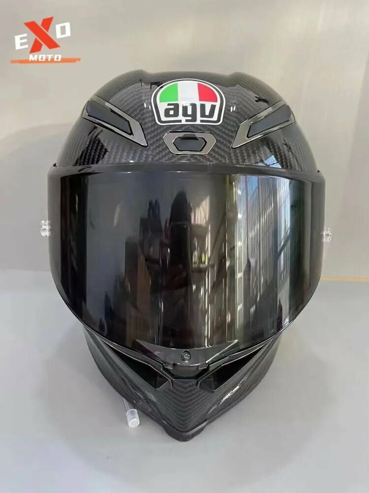 AGV Мотошлем, цвет: черный, размер: L