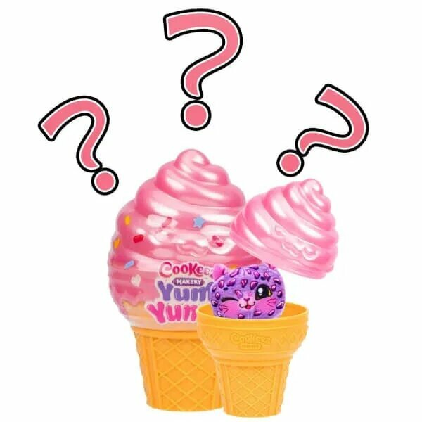 Мягкая игрушка-сюрприз Cookeez Makery Yum Yumz с ароматом мороженого, артикул Cke07000.