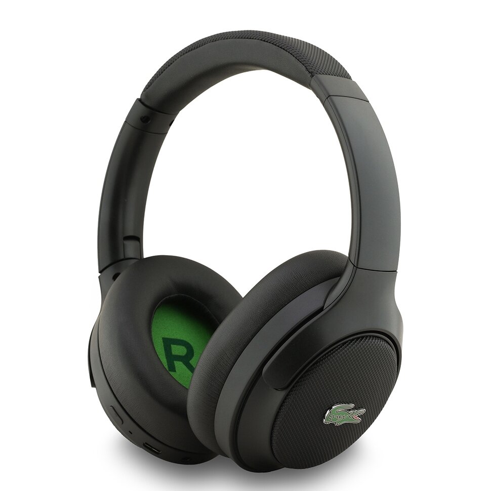 Lacoste наушники беспроводные накладные Bluetooth HP Iconic (LH01), с функцией шумоподавления ANC, черные