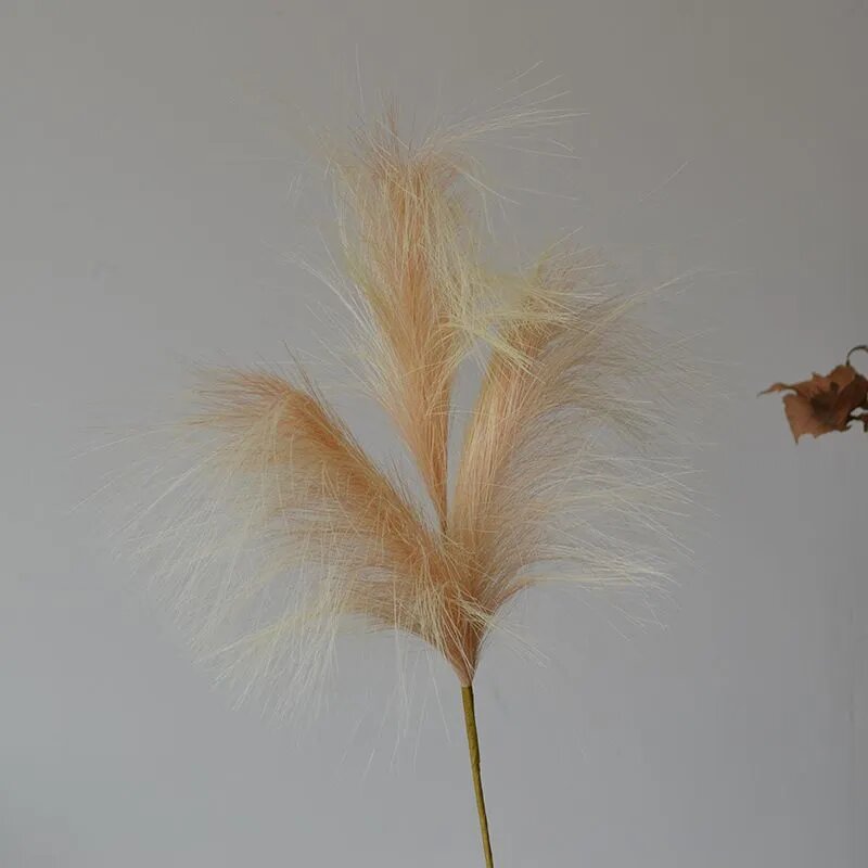 Искусственные цветы тростник, 3 шт, длина 60 см, ткань, декор для дома