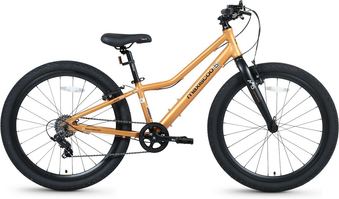 Велосипед Maxiscoo 5 Bike Standard 24 (2026) (130-155 см), оранжевый