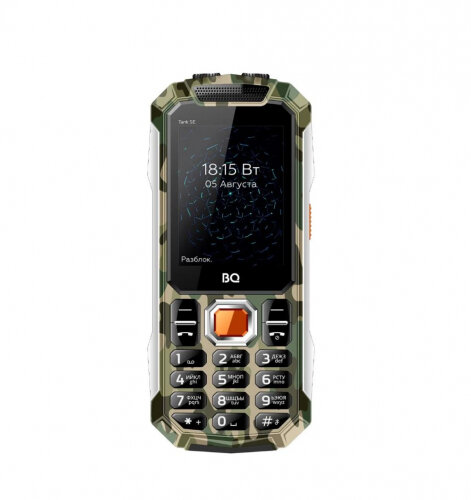 Мобильный телефон BQ 2432 Tank SE Зеленый камуфляж