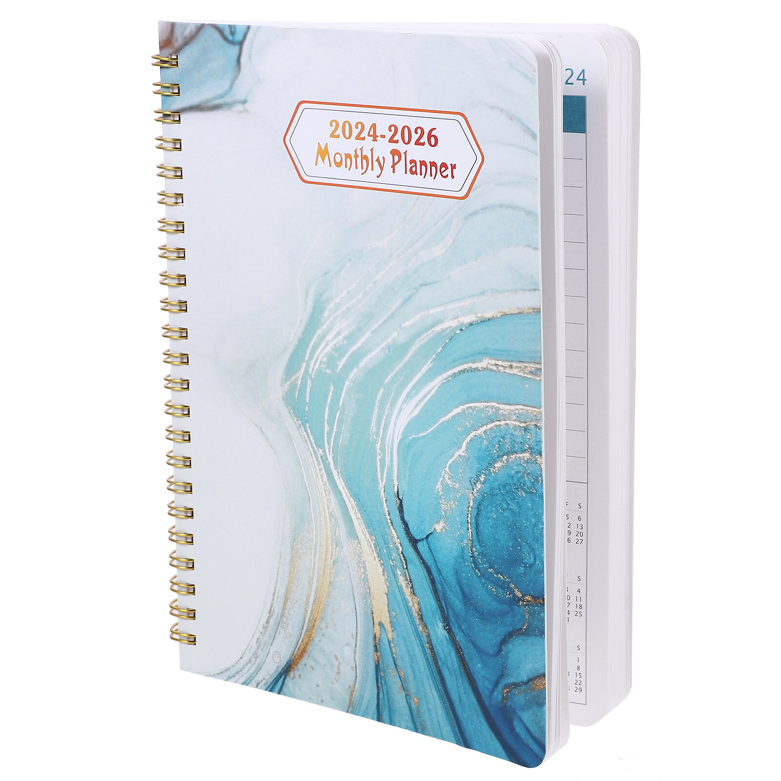 Календарь на 2024-2026 годы (английская версия), блокнот на спирали, тетрадь, дневник (103)