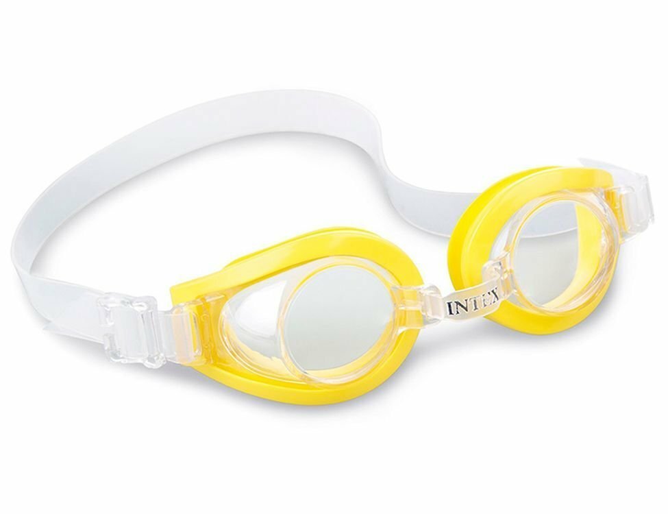 Очки для плавания Play Goggles желтые, от 3 до 8 лет, 55602-желт-бел