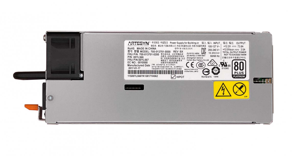 Блок питания Lenovo 00YL567 900W