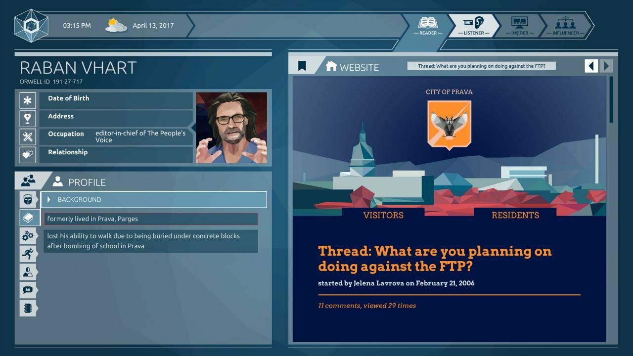 Orwell: Ignorance is Strength Steam Ключ • Активация Steam • регион Весь мир
