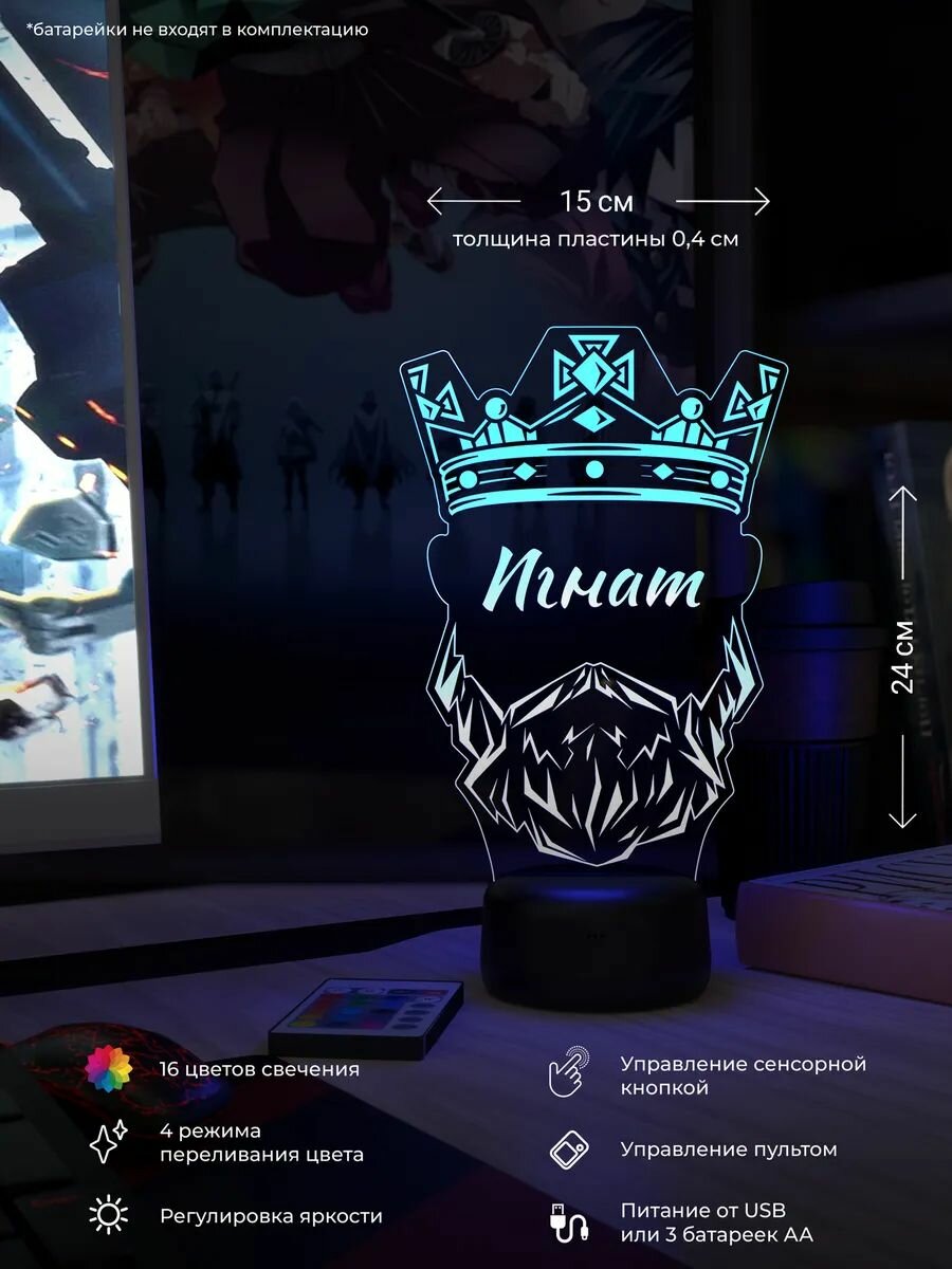 Ночник Игнат Борода — фото 1