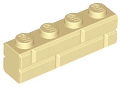 Деталь Lego 15533 Brick, Modified 1 x 4 with Masonry Profile