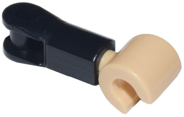 Деталь Lego 109866pb01 Large Figure Lower Arm with Bar Handle with Molded Medium Tan Hand Pattern