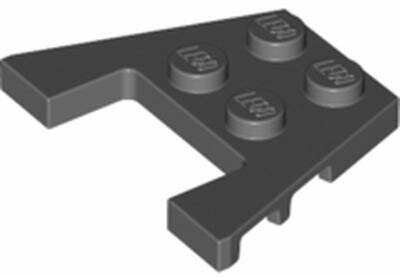 Деталь Lego 48183 Wedge, Plate 3 x 4 with Stud Notches