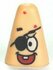 Деталь Lego 54873pb07 Minifigure, Head, Modified Patrick with Eye Patch Pattern