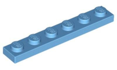 Деталь Lego 3666 Plate 1 x 6