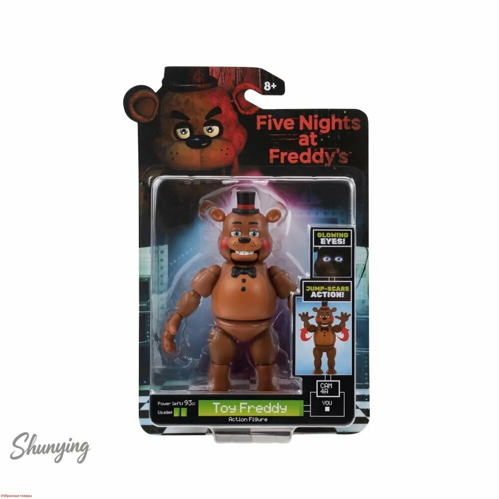 Fnaf Jazwares Пять ночей в 5-дюймовой игрушечной фигурке Фредди