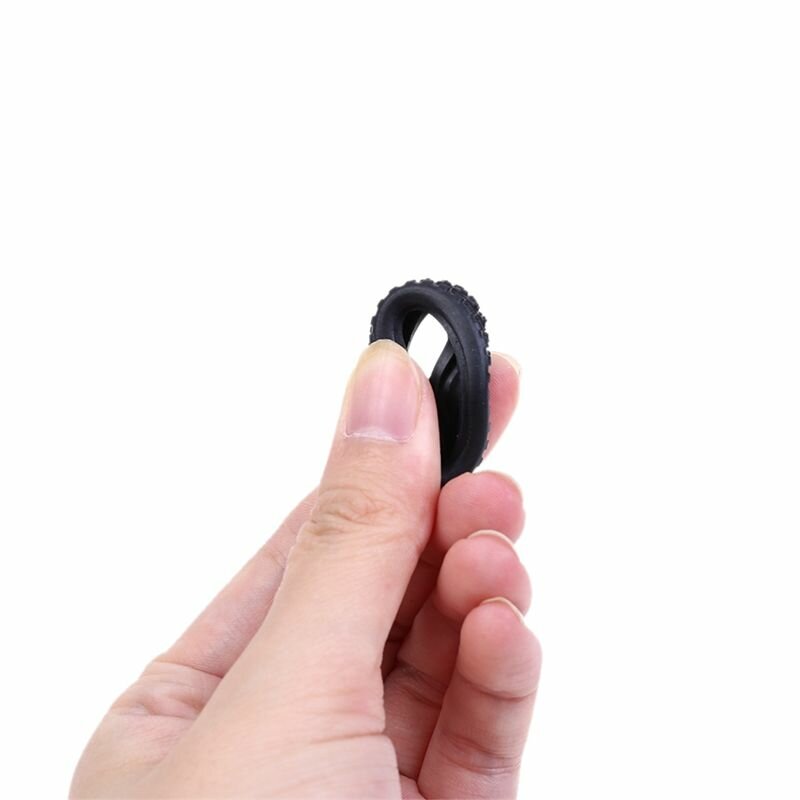 Шины и обода K989-49 K989-53 для радиоуправляемой машины Wltoys 1:28, пластик+резина, комплект 8 шт, черно-белые