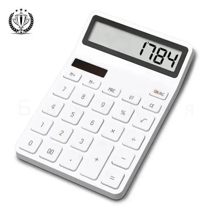 GMКалькулятор Kaco Lemo Desktop Calculator (K1412) белый, настольный калькулятор, 10 разрядов