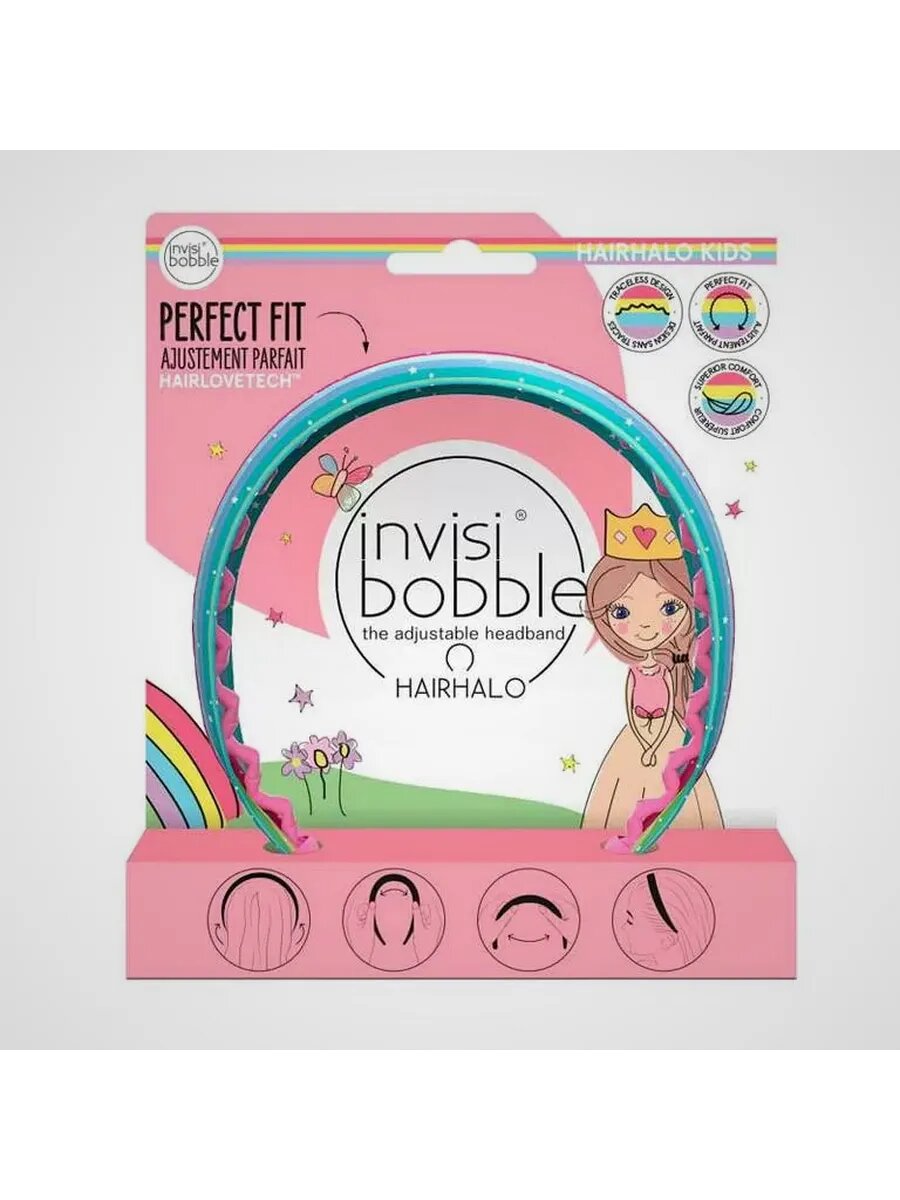 Invisibobble Hairhalo Rainbow Crown Ободок 1 шт