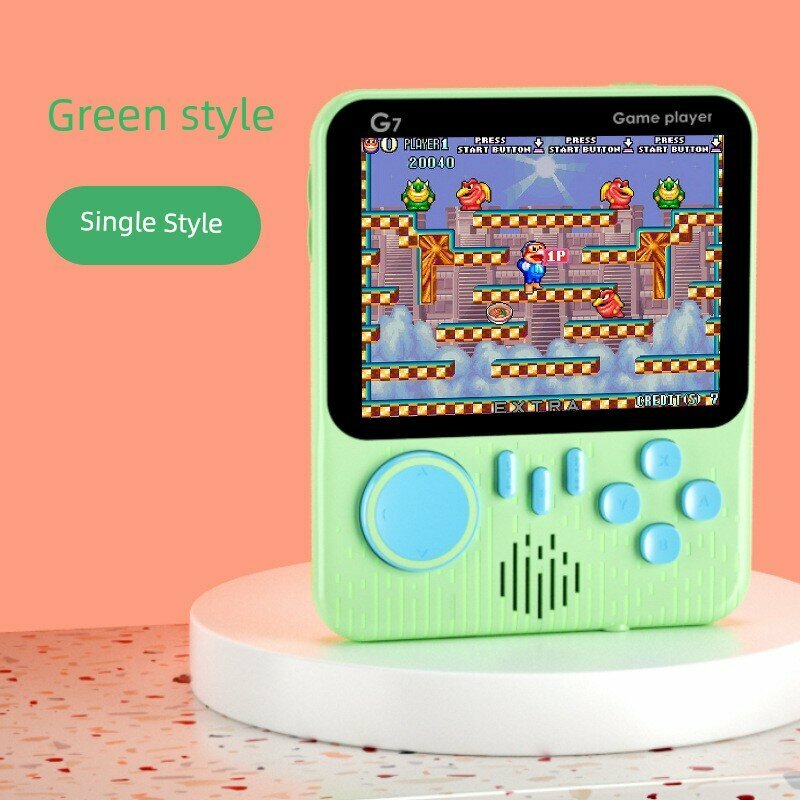 Игровая консоль CTC Mini, 666+ игр, 3.5-дюймовый экран, с зарядкой, AV-кабелем
