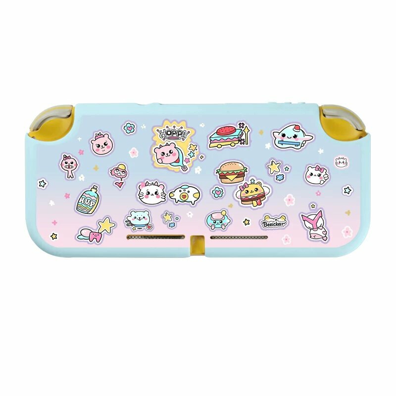 Чехол для Nintendo Switch Lite мягкая кромка жесткий корпус светло-голубой защитный чехол для игр