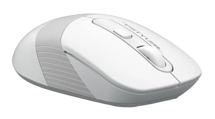 A4Tech Мышь беспроводная FG10 белая, серая 4 кнопки оптический датчик для Windows