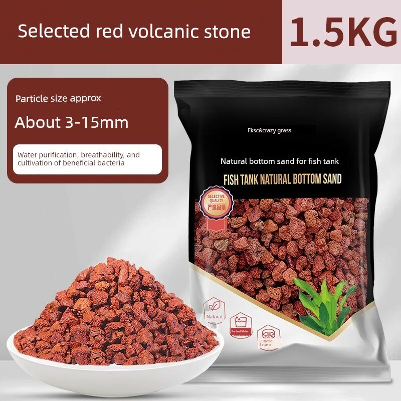 Гравий для дна аквариума, натуральный речной гравий, вулканический камень, декор для аквариума с черепахами,