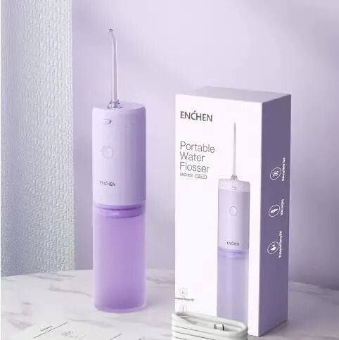 Беспроводной очиститель зубов ENCHEN Water Flosser с 3 режимами/3 струями